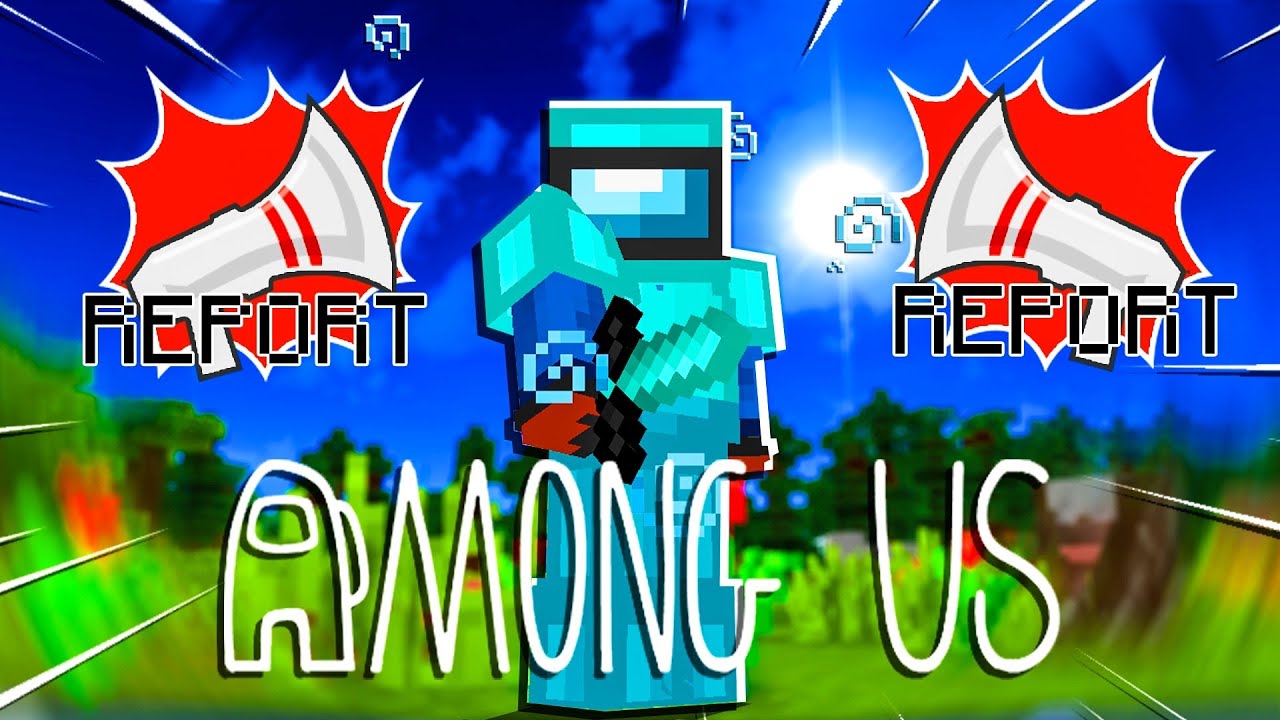 Among Us MCPE PvP texture pack!
