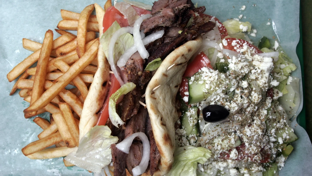 Homemade gyros that taste like Greece