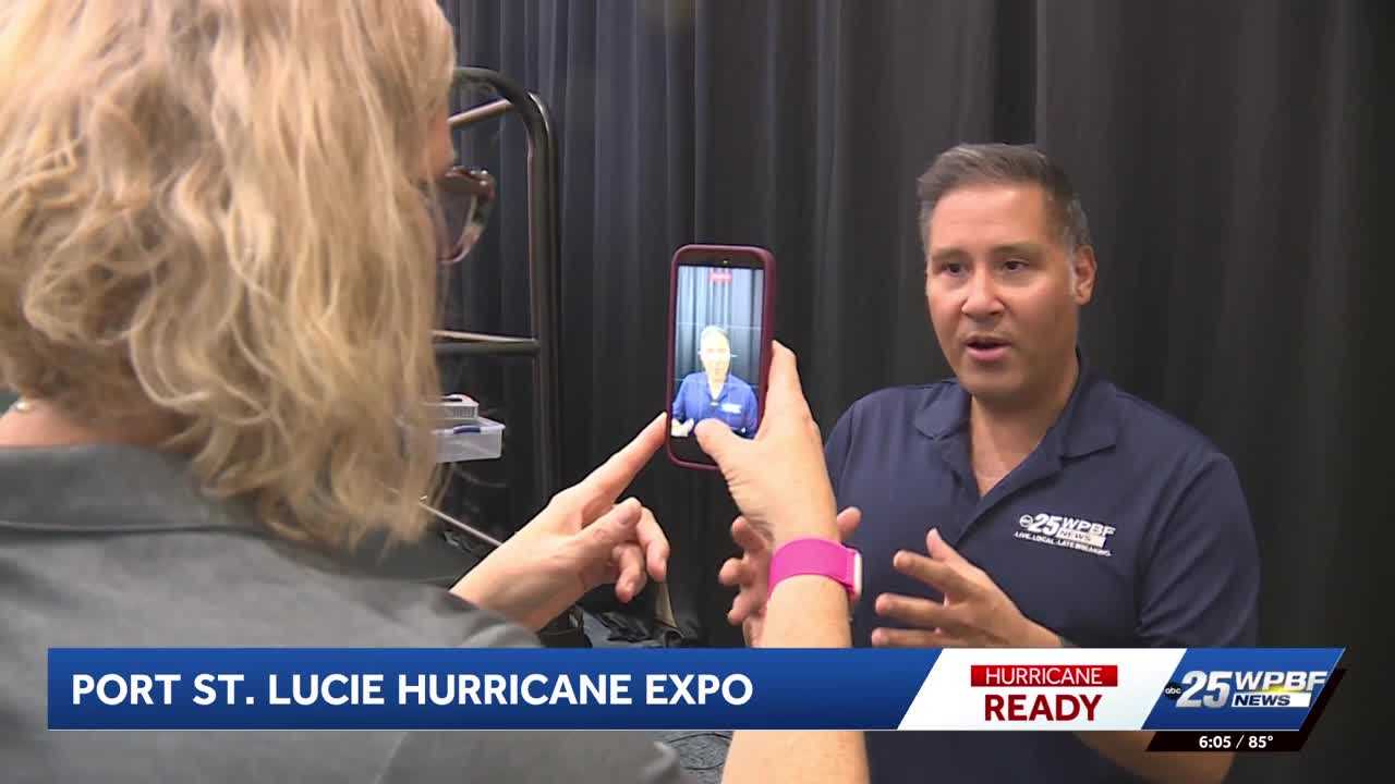 WPBF's First Warning Weather appears at hurricane expo in Port St. Lucie