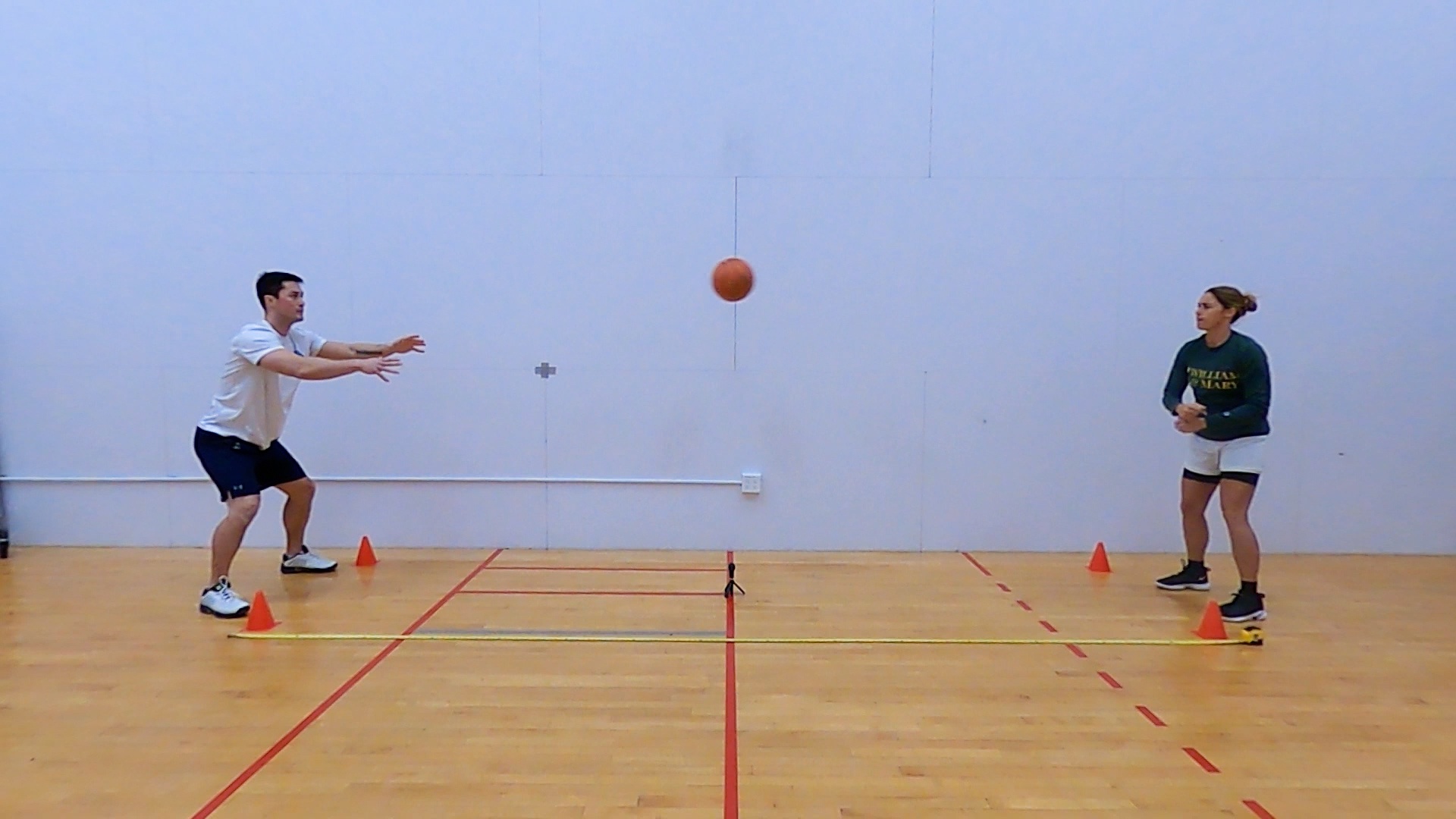 Most basketball passes in one minute by a mixed pair - 86 by Johnny ...