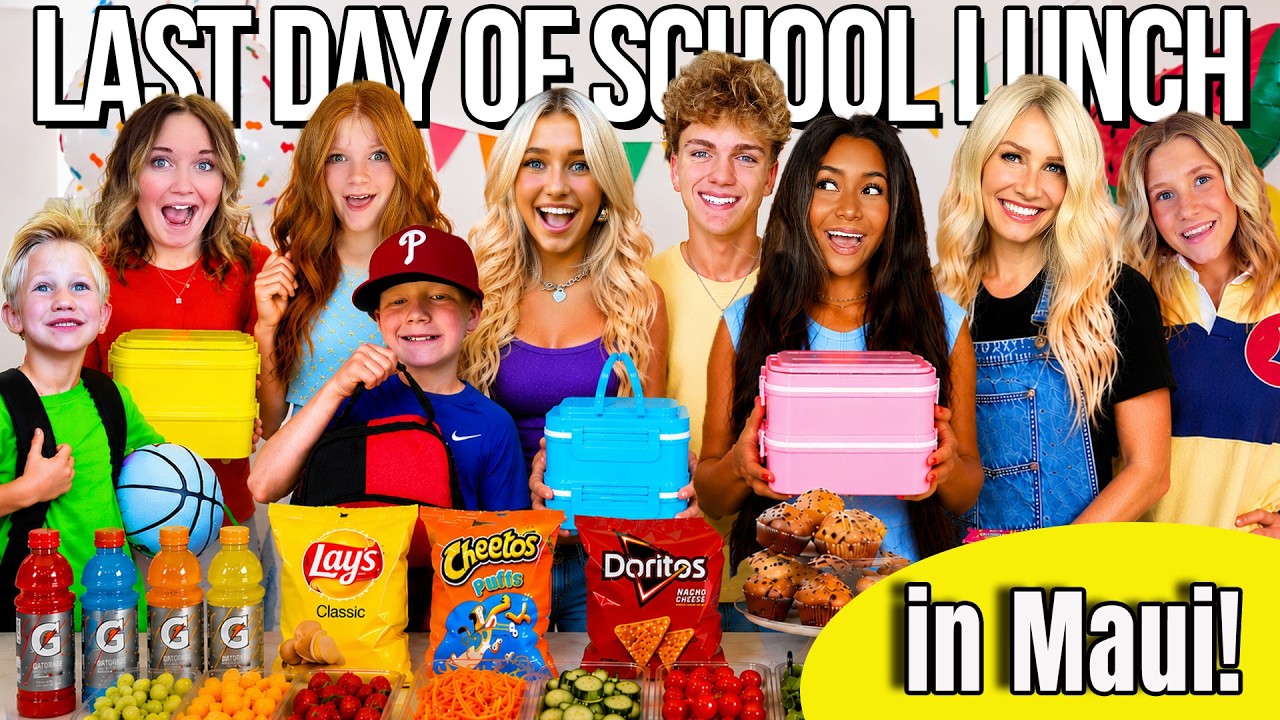 Who had the best last day of school lunch? 🤔