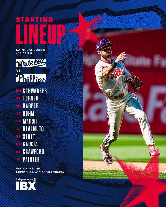 Game thread: White Sox (33-30) at Phillies (34-29)
