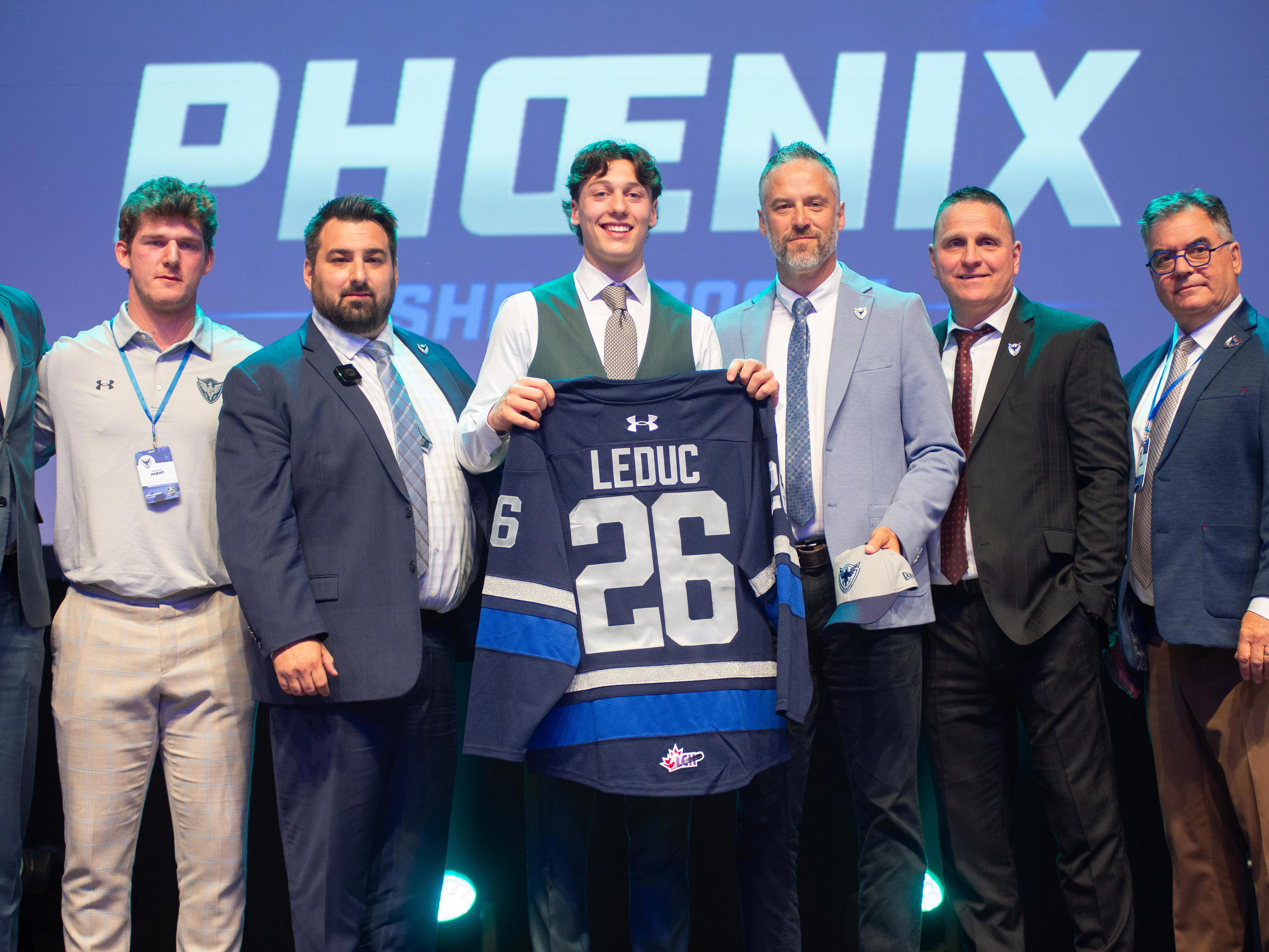 Le Phoenix de Sherbrooke sélectionne Damien Leduc au repêchage de la LHJMQ