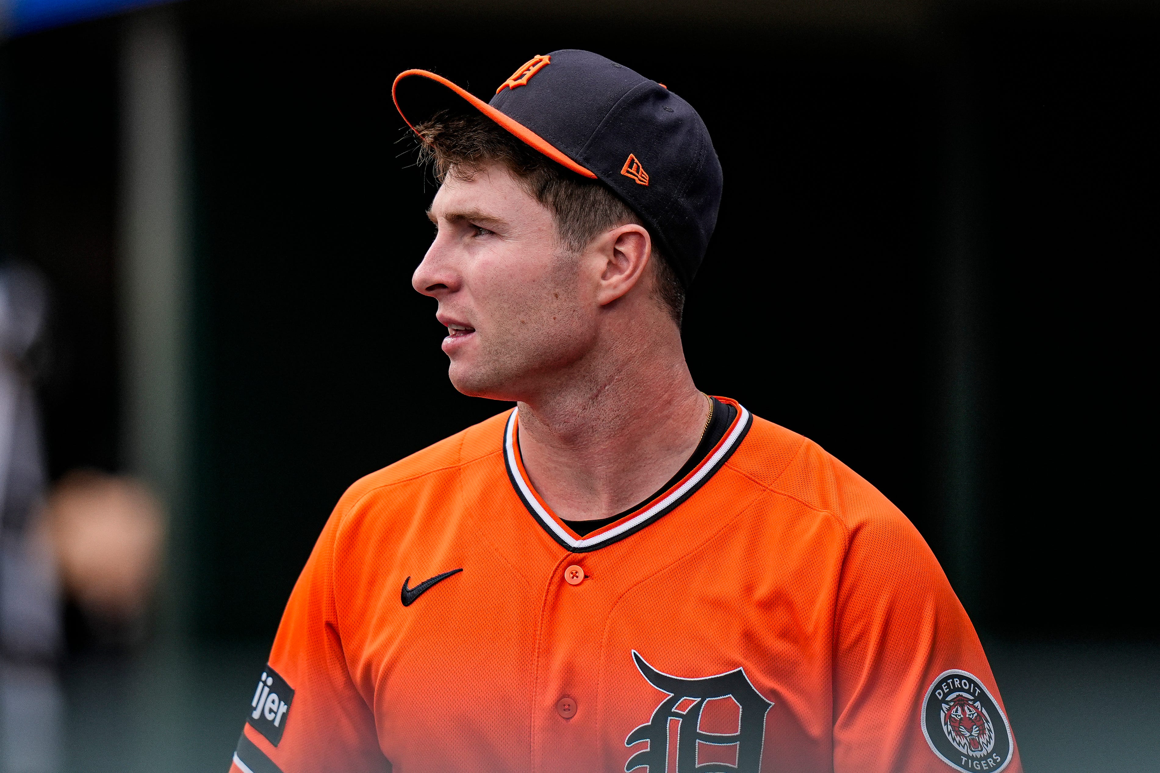 Colt Keith scratched vs Astros with wrist injury after falling Monday
