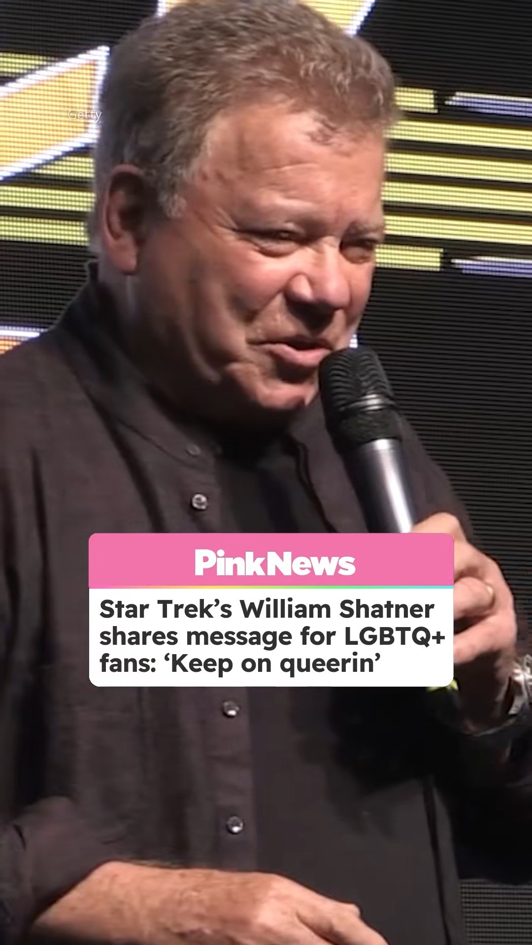 William Shatner tells LGBTQ+ Star Trek fans to "keep on queerin’" at ...