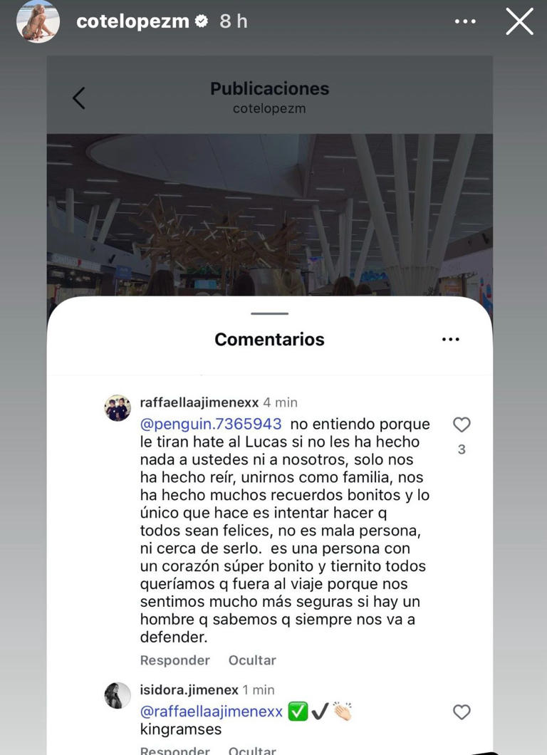 Lucas Lama responde a las críticas contra Coté López por llevarlo de viaje