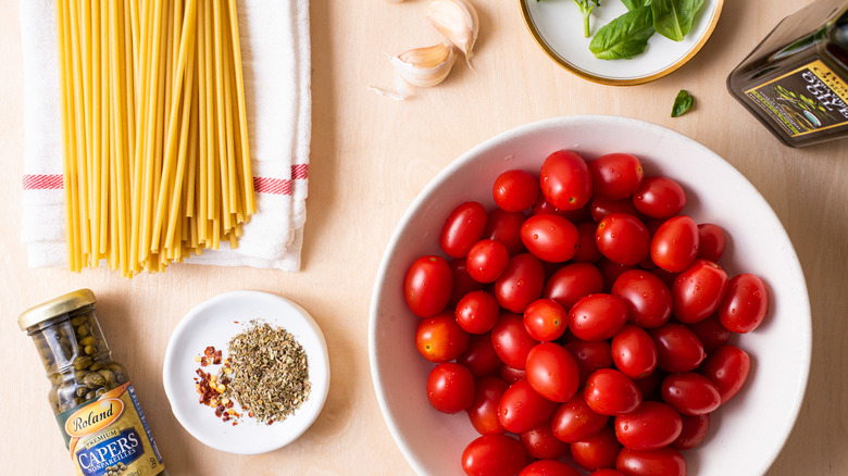 Simple oven-roasted tomato bucatini recipe