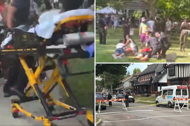 Multiple people rushed to hospital after shots fired at family-friendly ...