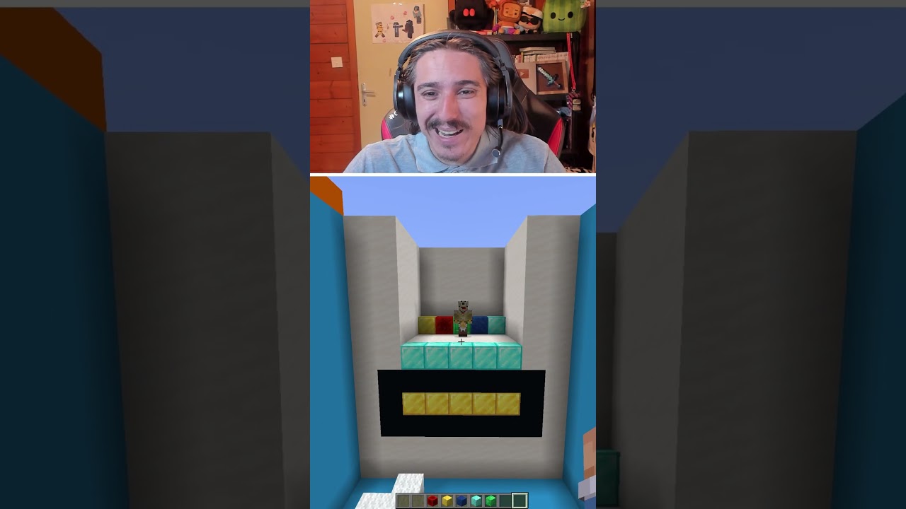 Color match Minecraft contre AZPAZ? #minecraft #shorts