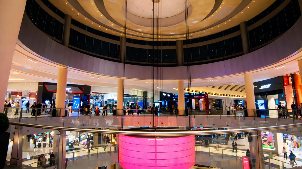 Walking through Dubai Mall, one of the largest in the world (4K)