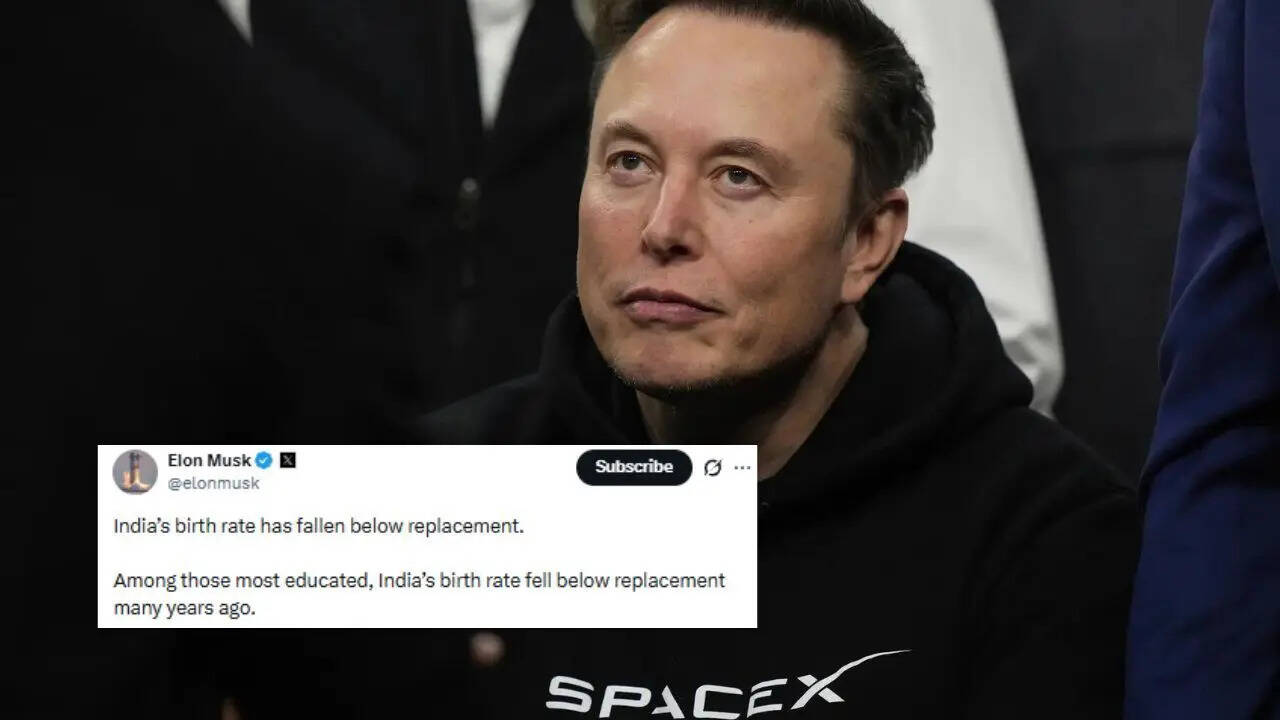 ‘Among those most educated ...’: Elon Musk flags India’s falling ...