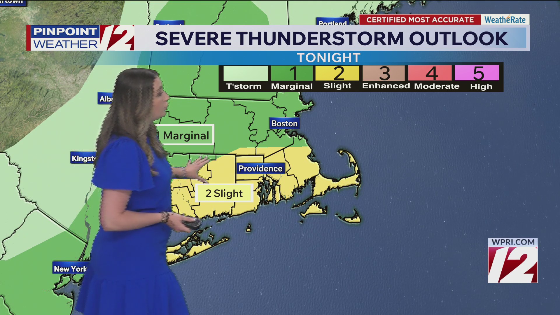 WPRI 12 weather forecast 6/6/26