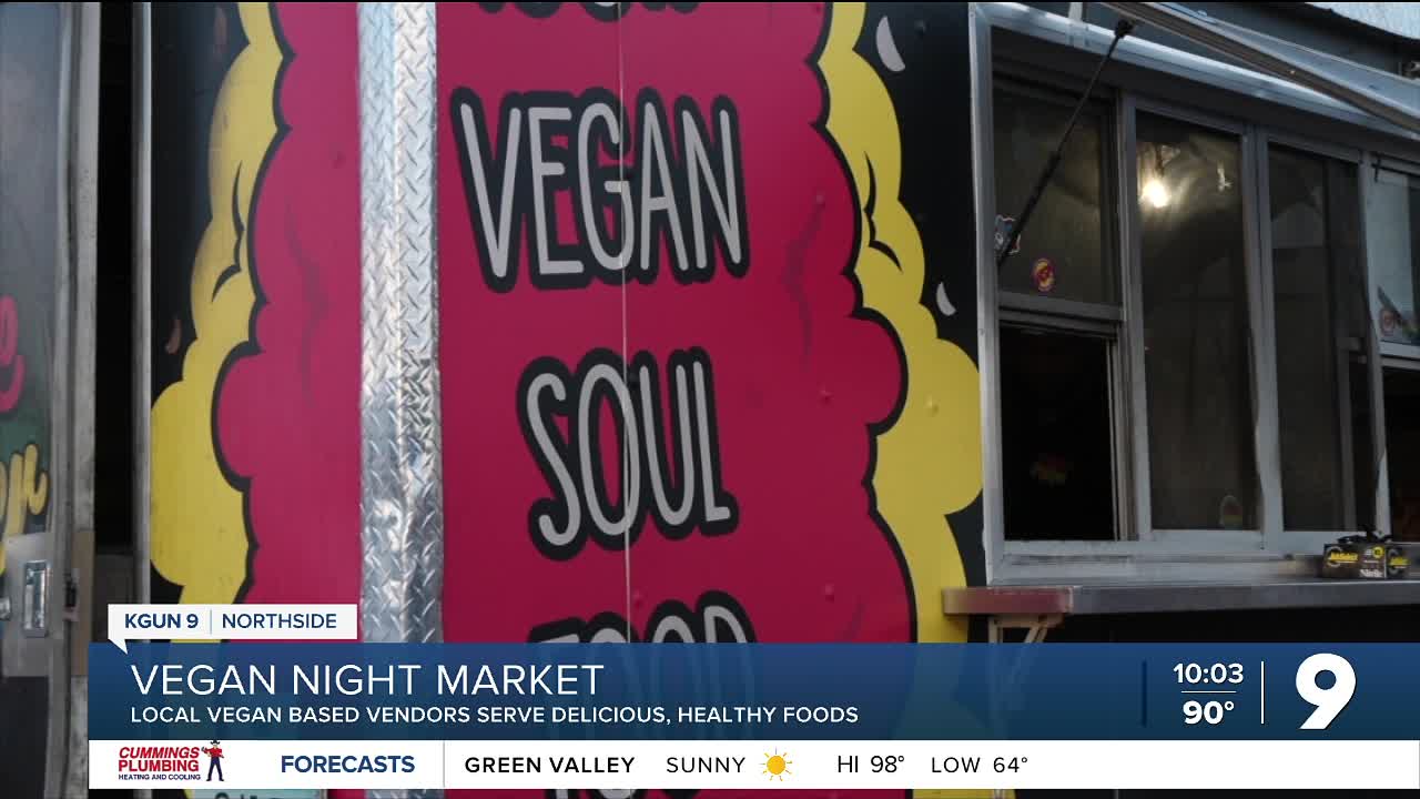 Tucson's vegan night market brings community together around plant ...