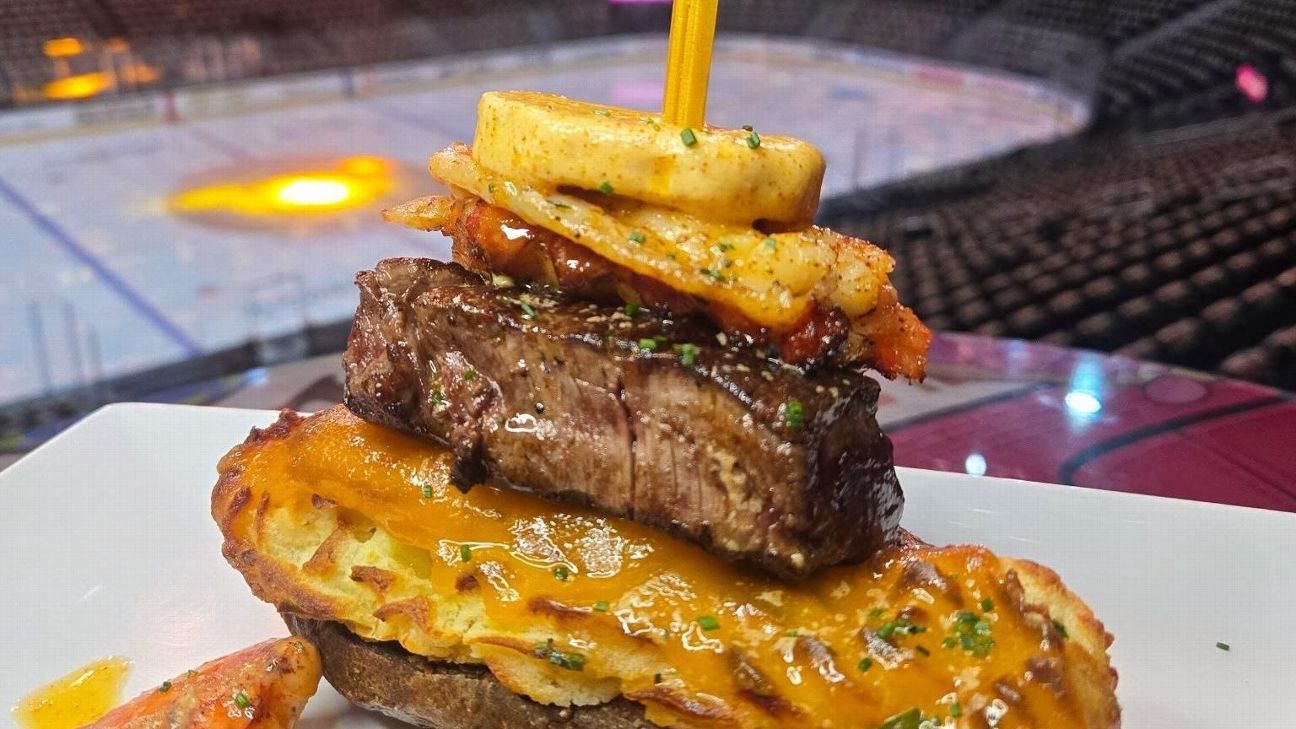 $60 surf and turf loaded potato leads Stanley Cup Game 3 food in Las Vegas