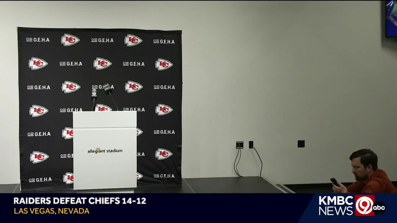 Chiefs coach Andy Reid discusses 14-12 Raiders loss