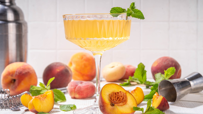 Before you toss your canned peach syrup, try adding it to these 4 drinks