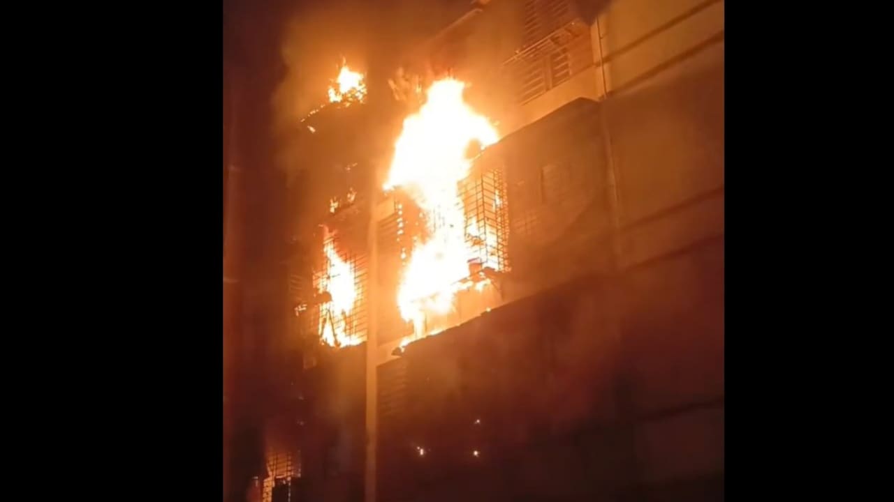 Navi Mumbai: Fire at residential building in Ghansoli, four injured ...