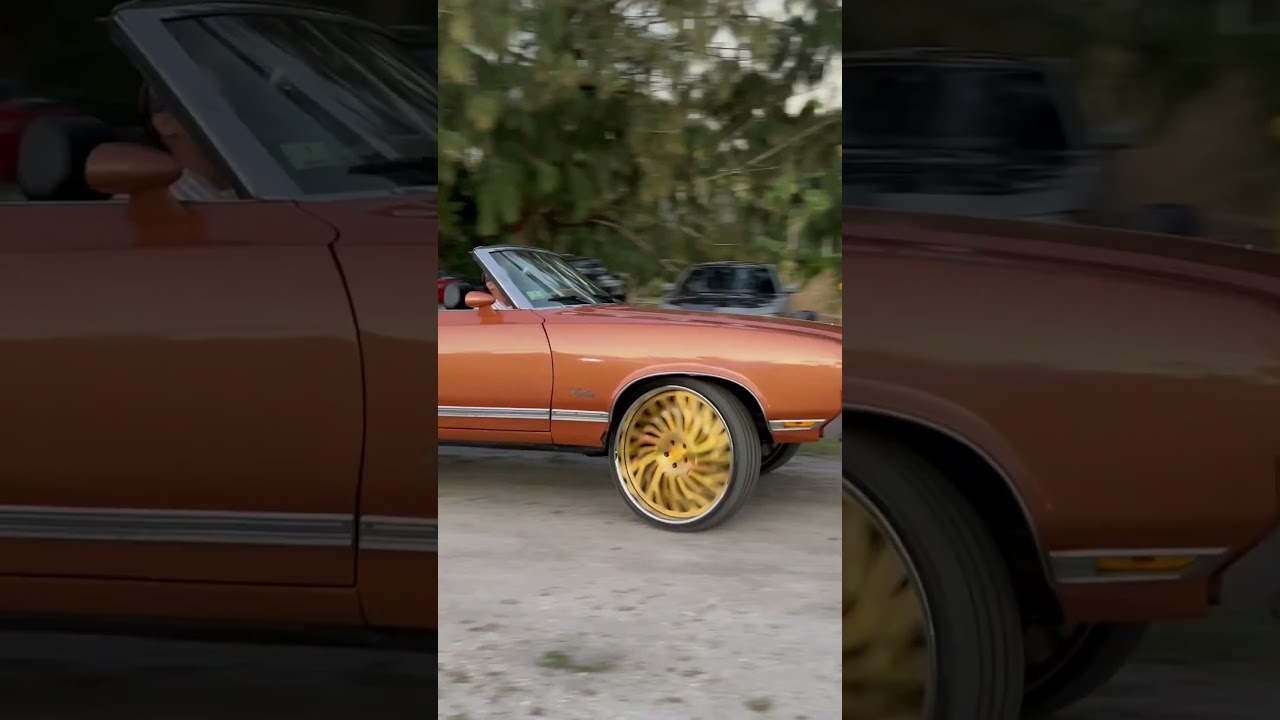 Oldsmobile Cutlass vert on 26’s rollin in
