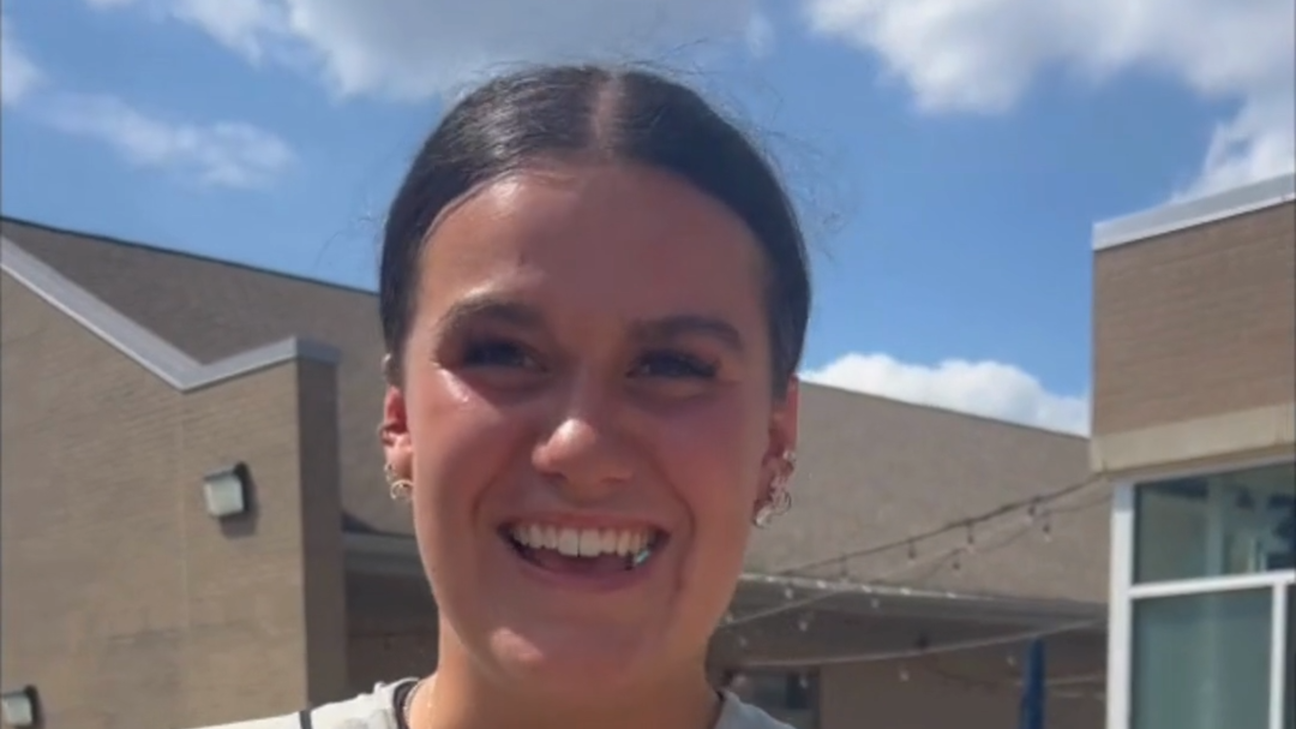Layla Ogden on South Warren's softball state tournament quarterfinal win