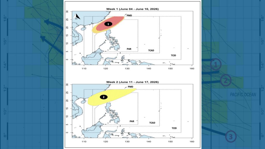 PH may experience 1 to 2 tropical cyclones in June — PAGASA