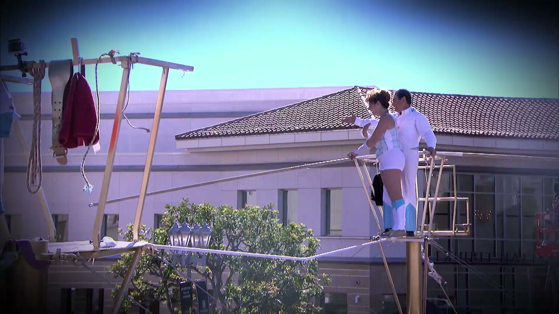 Duo Guerrero: Tight-rope walkers pull off life-threatening tricks ...