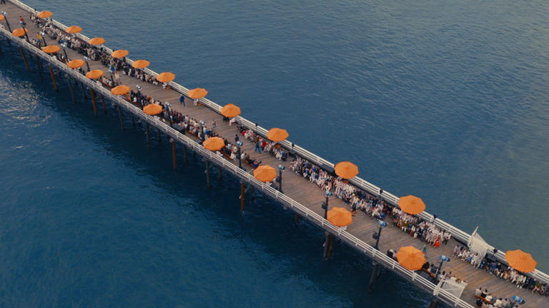 Zegna transformed Los Angeles’ Malibu Pier into a lazy beach day for ...