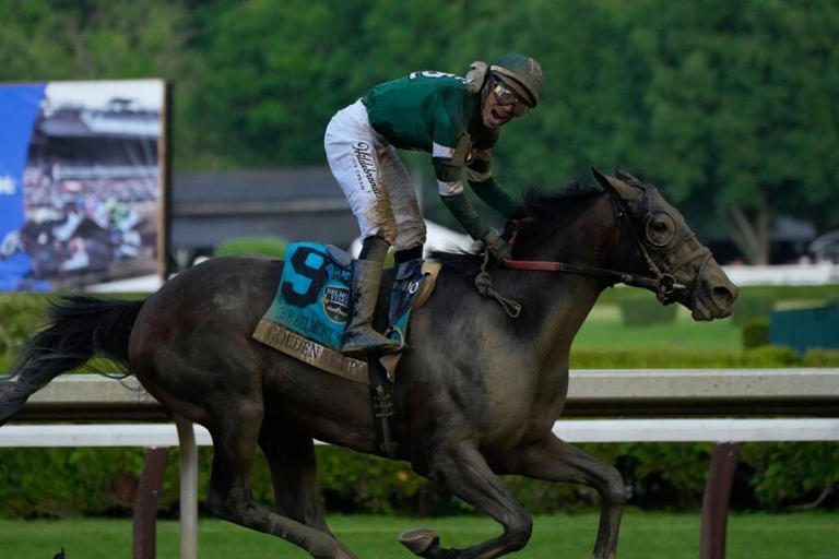 Kentucky Derby winner Golden Tempo wins the 158th running of the ...