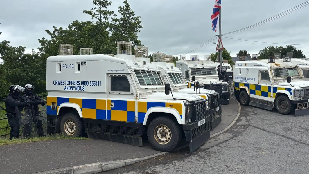 Gaza march and counter-protest pass peacefully amid policing row
