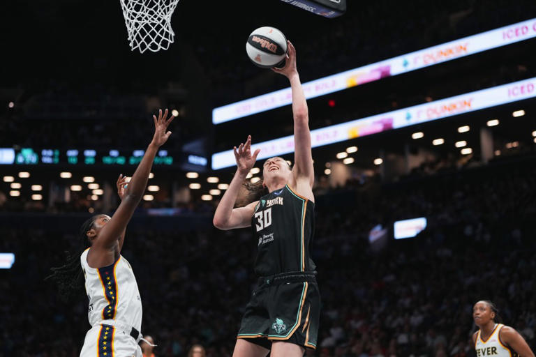 Breanna Stewart powers Liberty past Caitlin Clark, Fever as winning ...