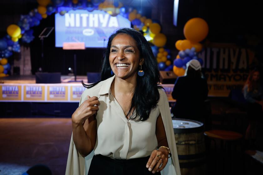 Raman closes in on Pratt as more votes in LA mayor's race are tallied