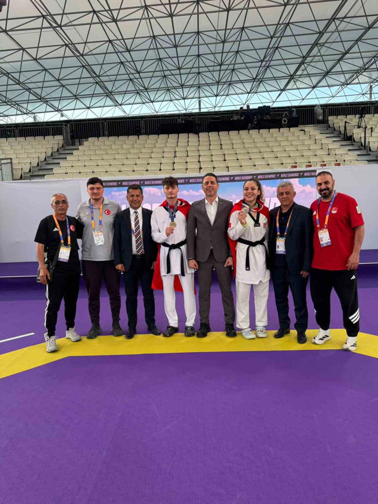 Milli taekwondoculardan 1 altın, bir bronz
