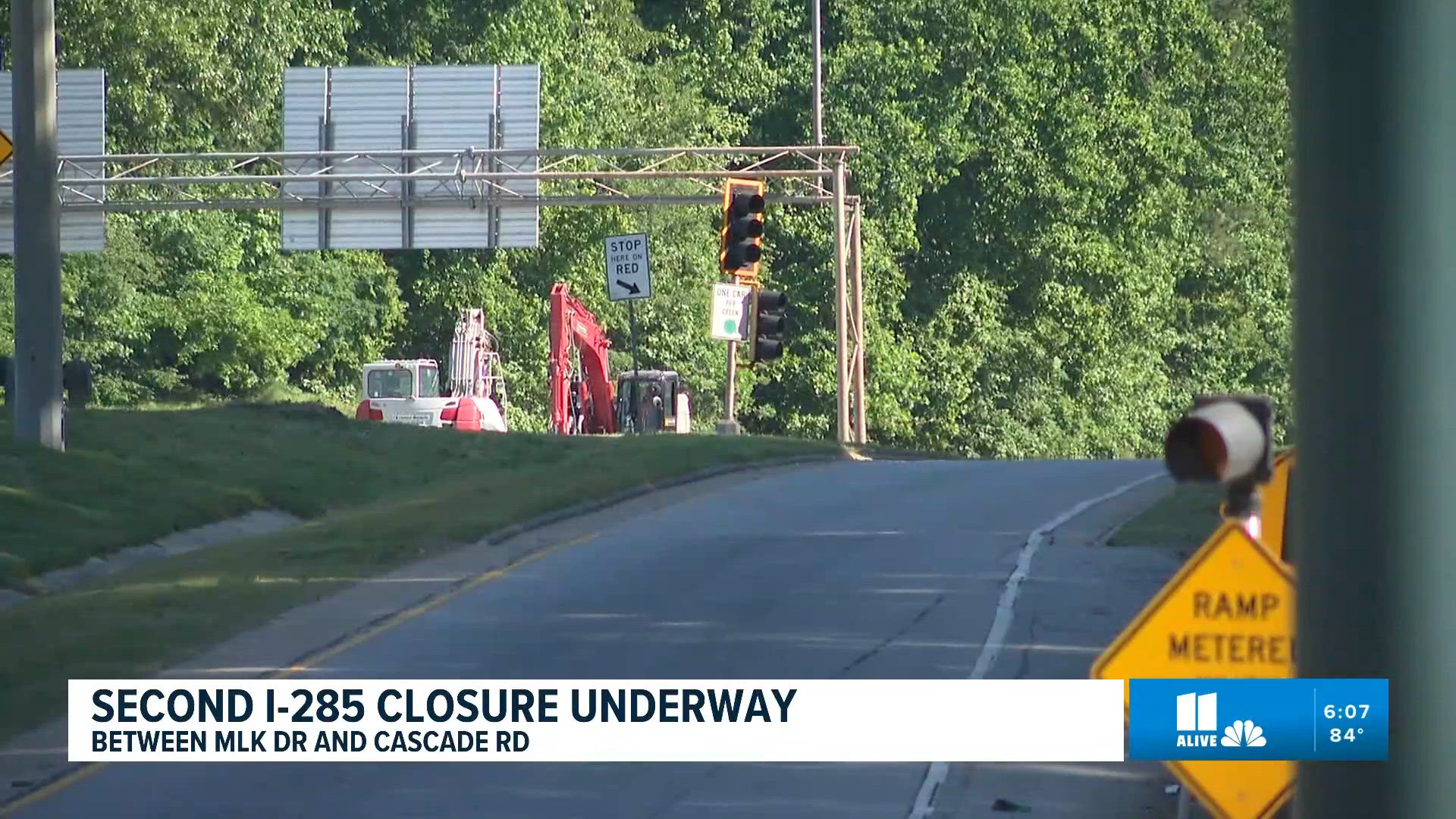 I-285 weekend closure disrupts traffic between MLK and Cascade exits