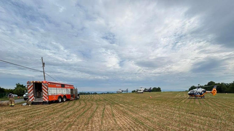 Three helicopters dispatched to 'serious' crash in Franklin County