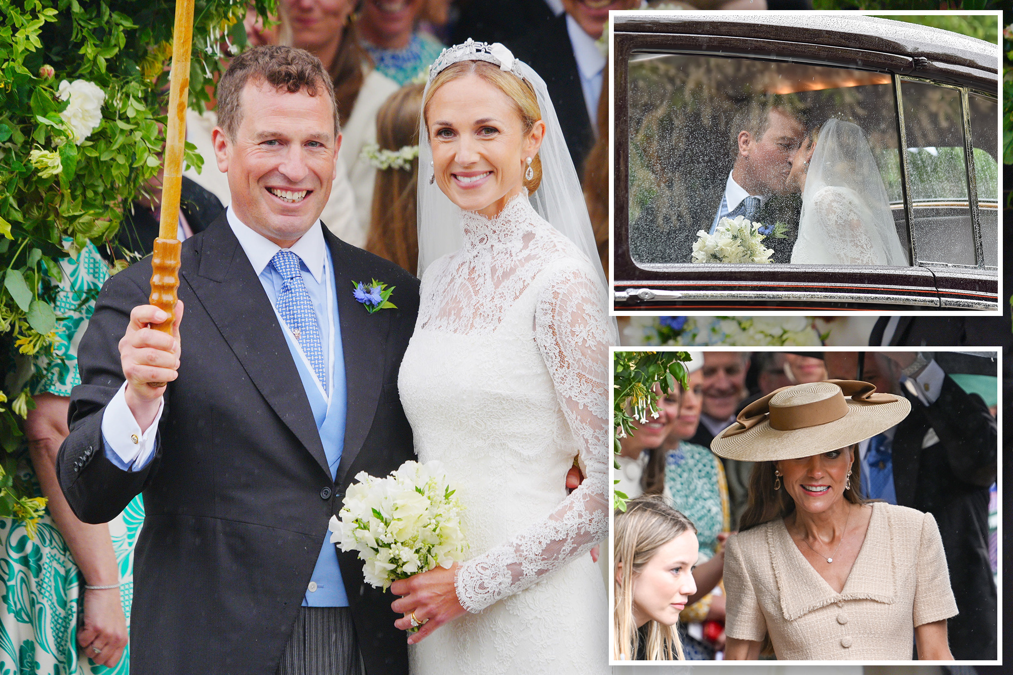Royals celebrate wedding of Queen Elizabeth’s favorite grandson — but ...