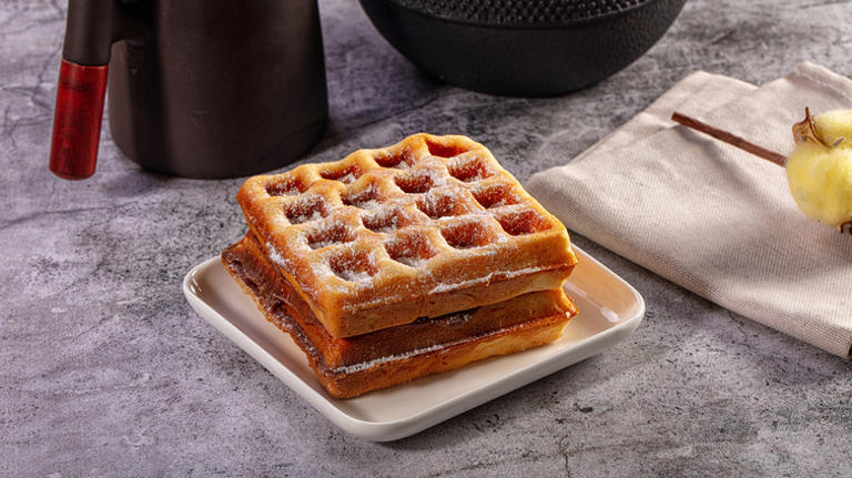 The best way to make waffles when you don't own a waffle maker