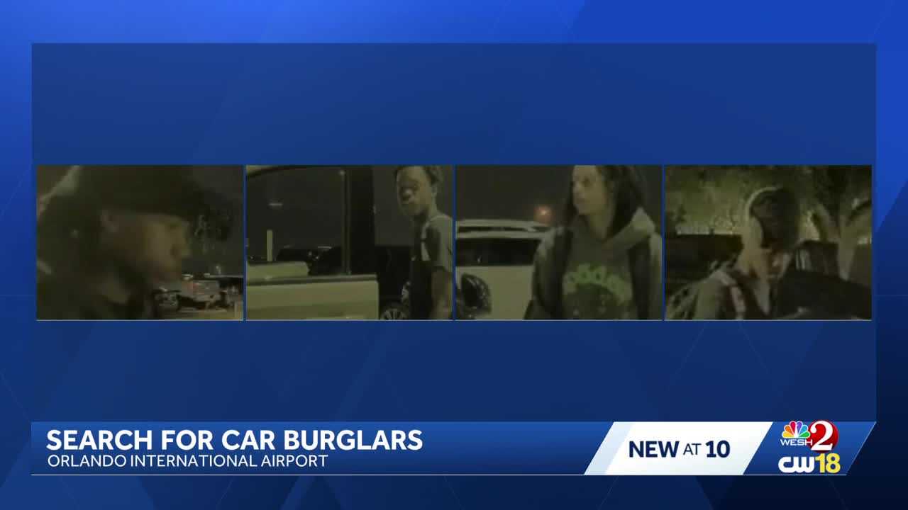 Police investigating car burglaries at Orlando International Airport