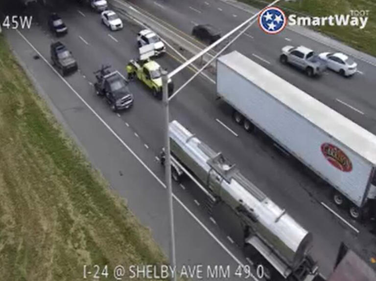 I-24 fully reopens after crash involving two semis in Nashville