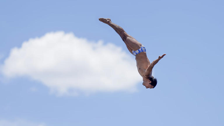 Scenes from the Red Bull Cliff Diving takeover of St. Pete Pier