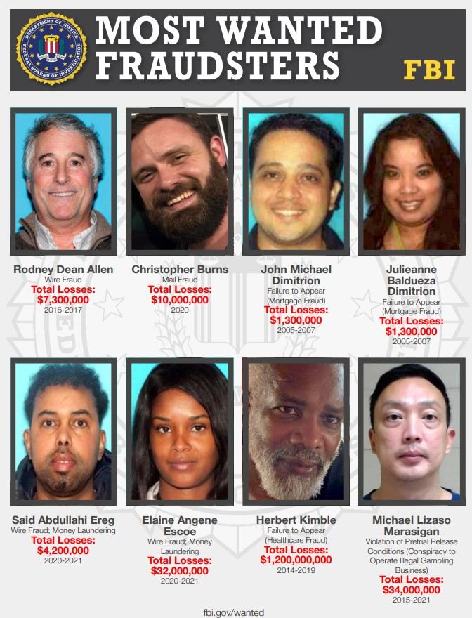 FBI debuts a new 'most wanted' list