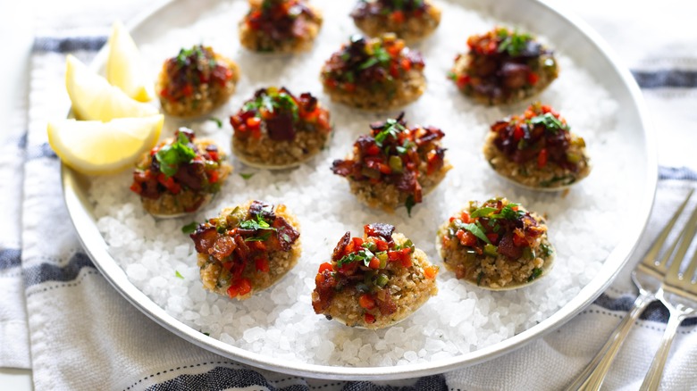 Elegant baked clams casino recipe