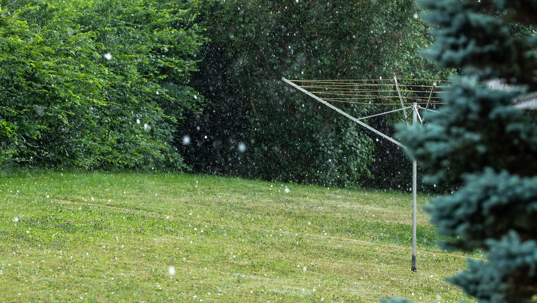 Rare red storm warning issued as giant hail hits Manitoba