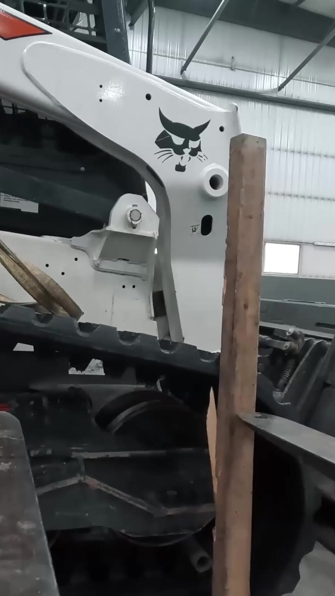 New tracks for the skid loader