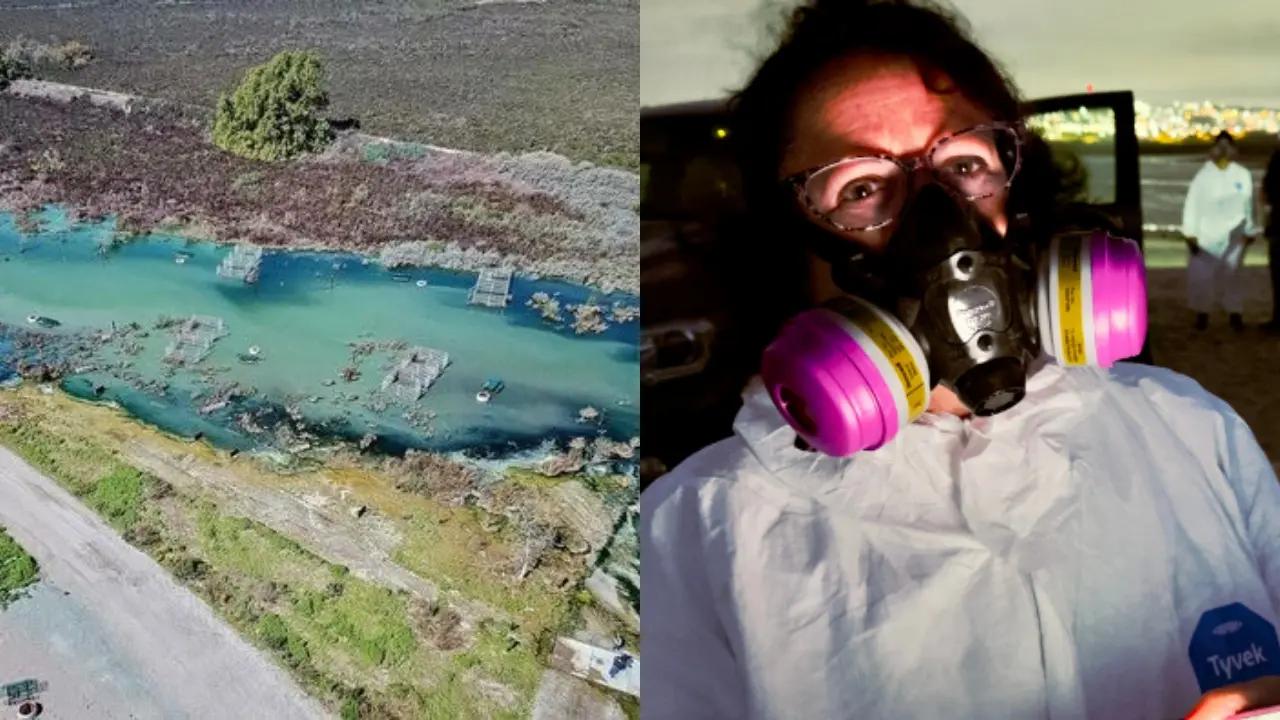 Toxic fumes from Tijuana River pollution prompt face masks and air ...