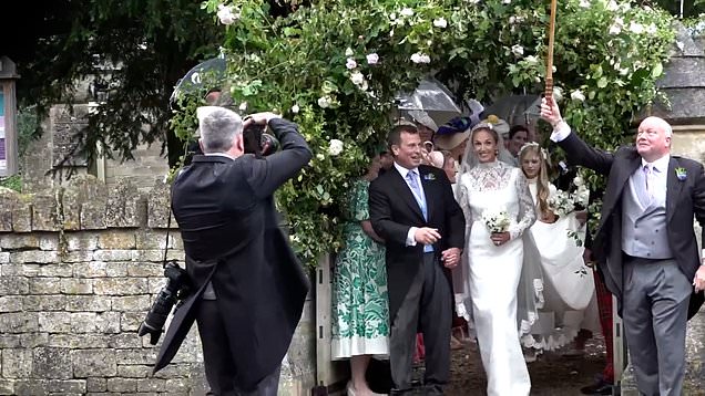 It's a royal wedding as Harriet Sperling and Peter Phillips are married ...