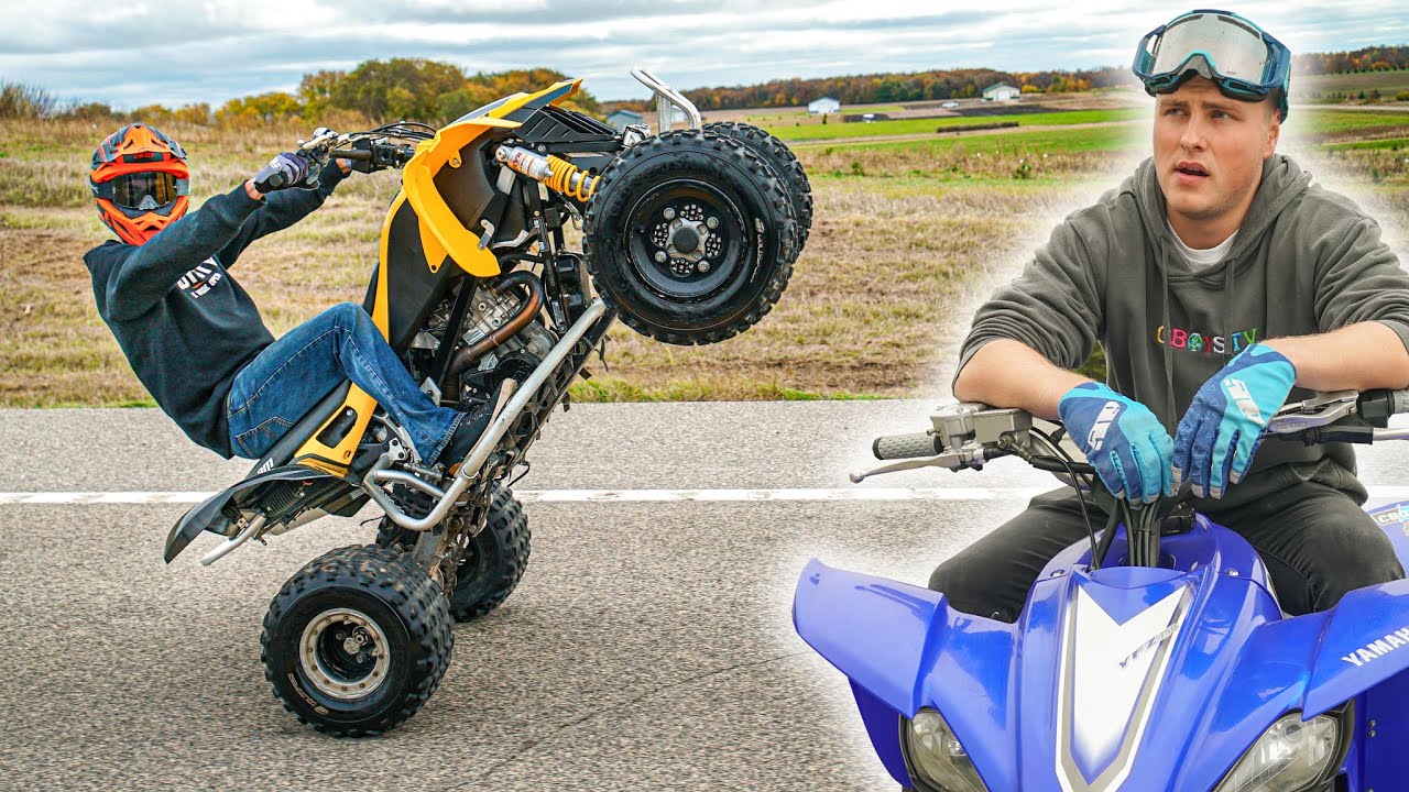 Quad wheelie school for dummies 💥