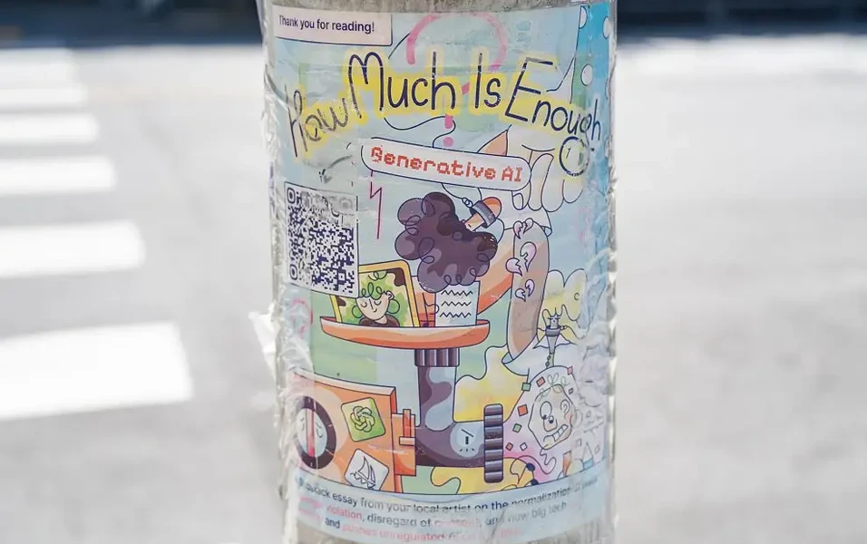 Backlash grows over generic AI-generated posters in public spaces