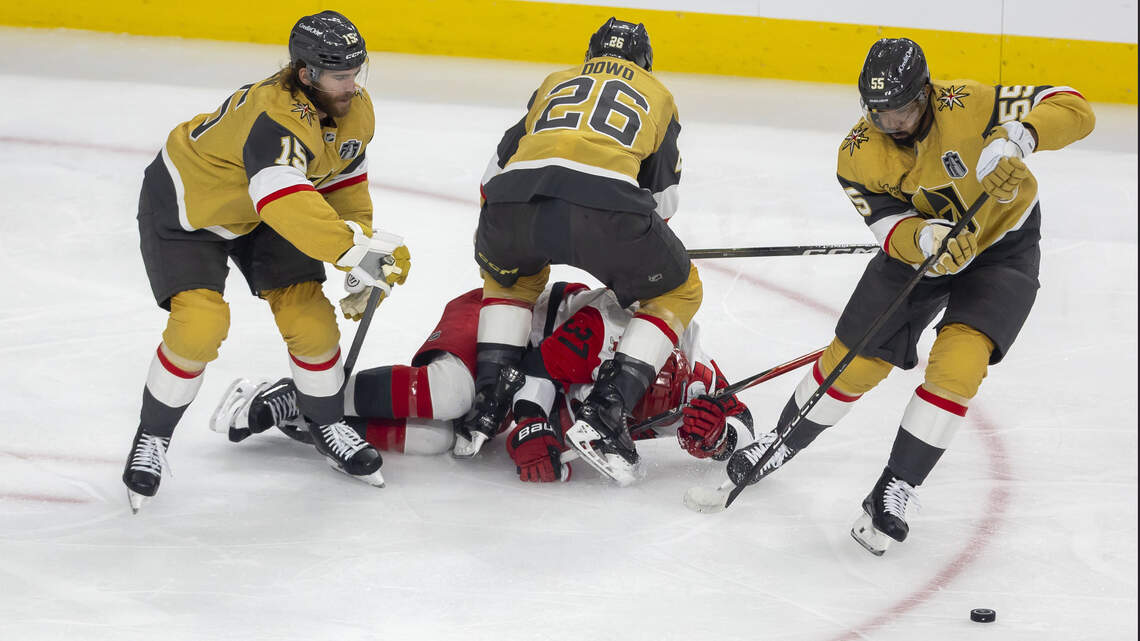 Hurricanes-Golden Knights Game 3 updates: Carolina, Vegas tied in ...