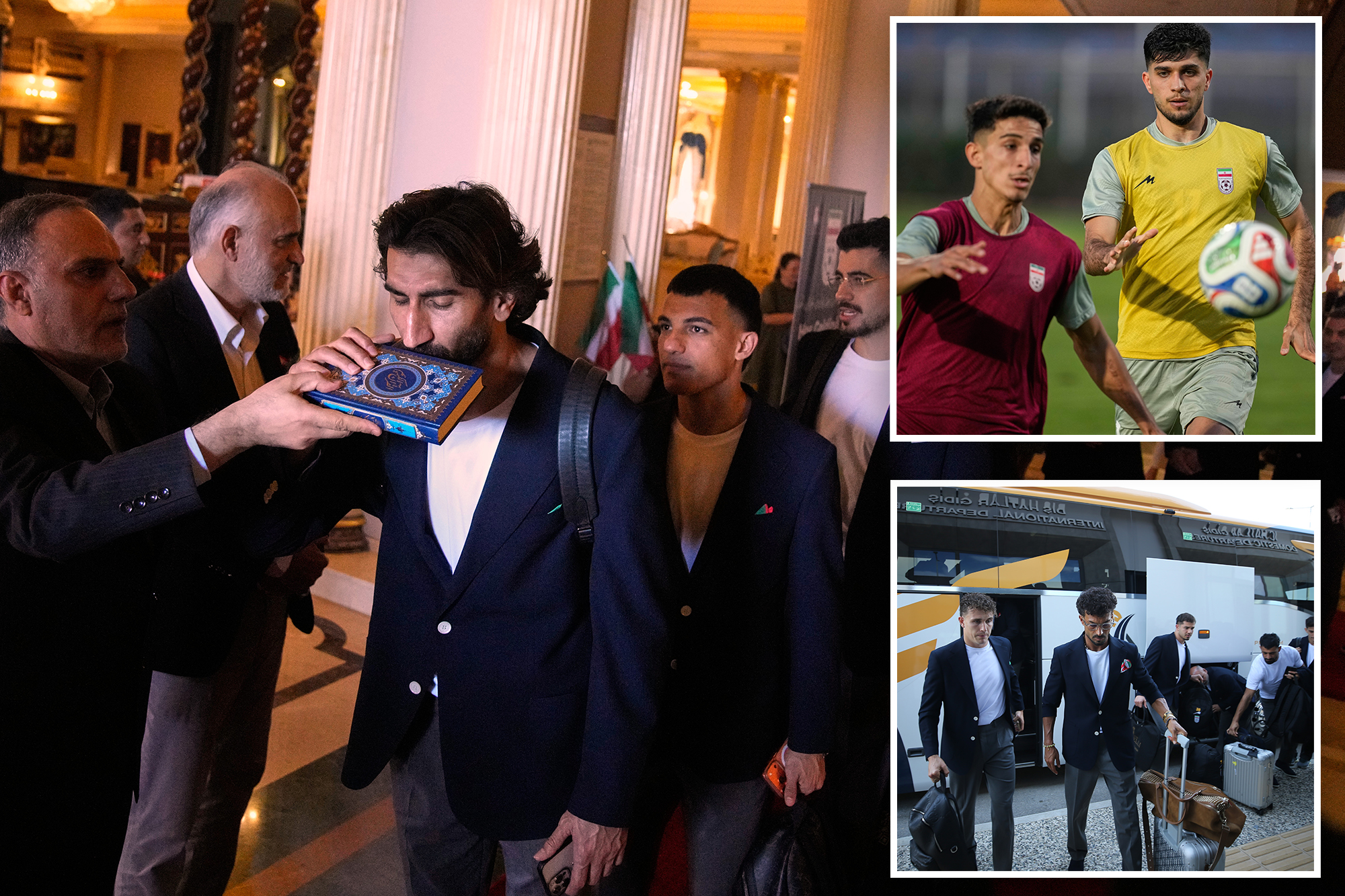 Iran’s World Cup soccer team leaves for Mexico — even as some members ...