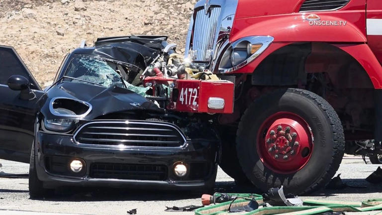 10-year-old boy, driver killed in crash involving fire engine in ...