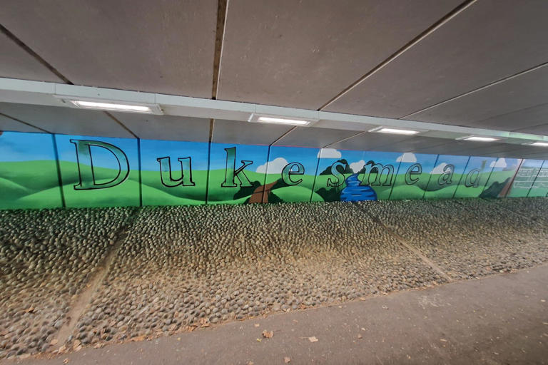 New mural to 'rejuvenate' Peterborough underpass takes shape